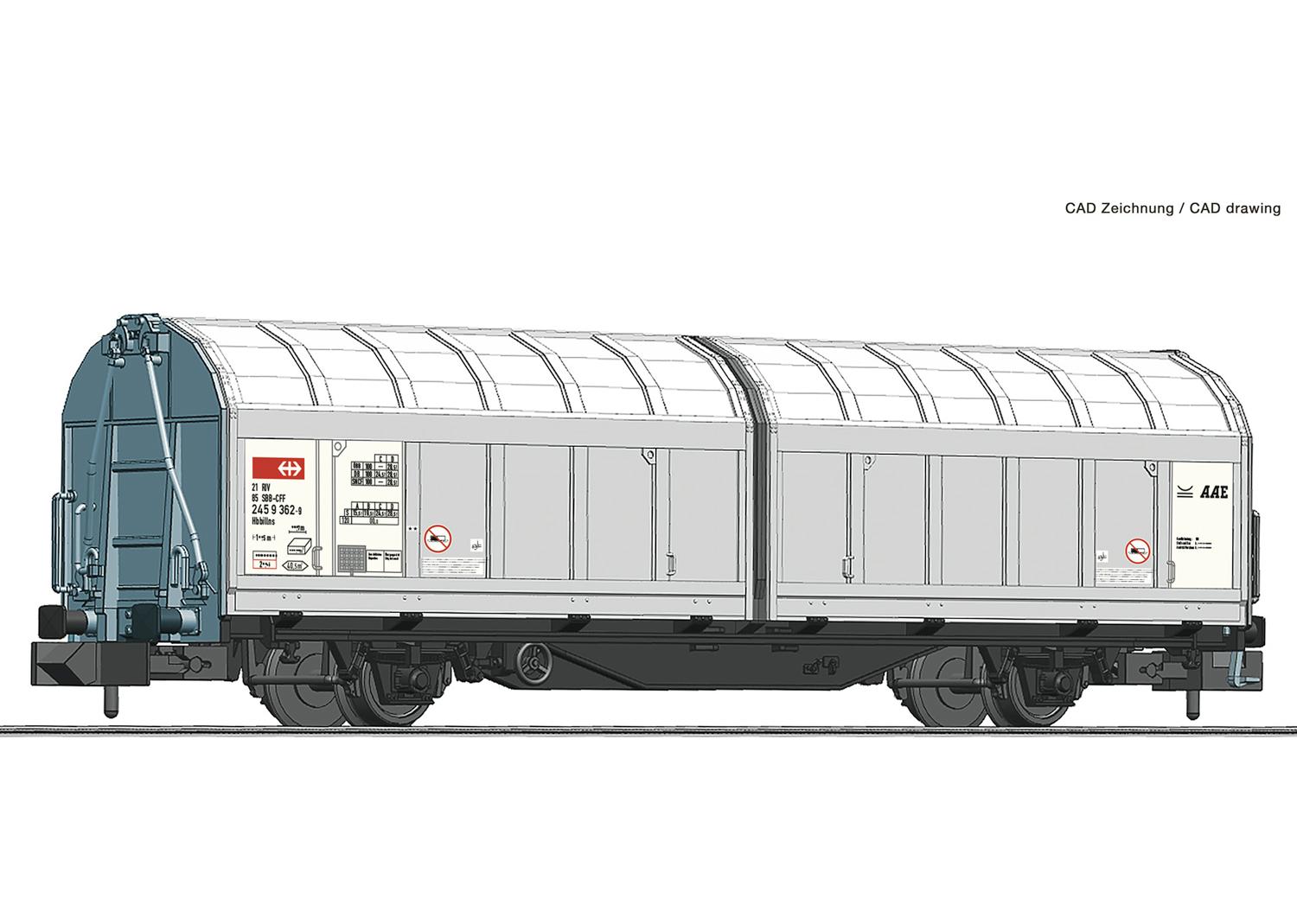 Fleischmann 826253 SBB Cargo Schiebewandwagen