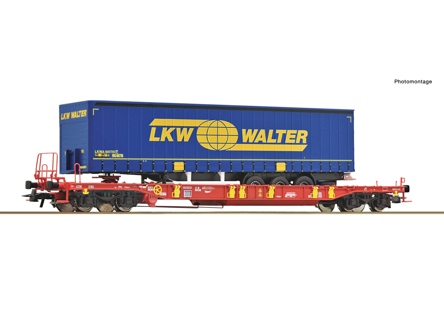 Roco 76233 DB Taschenwagen T3 LKW Walter