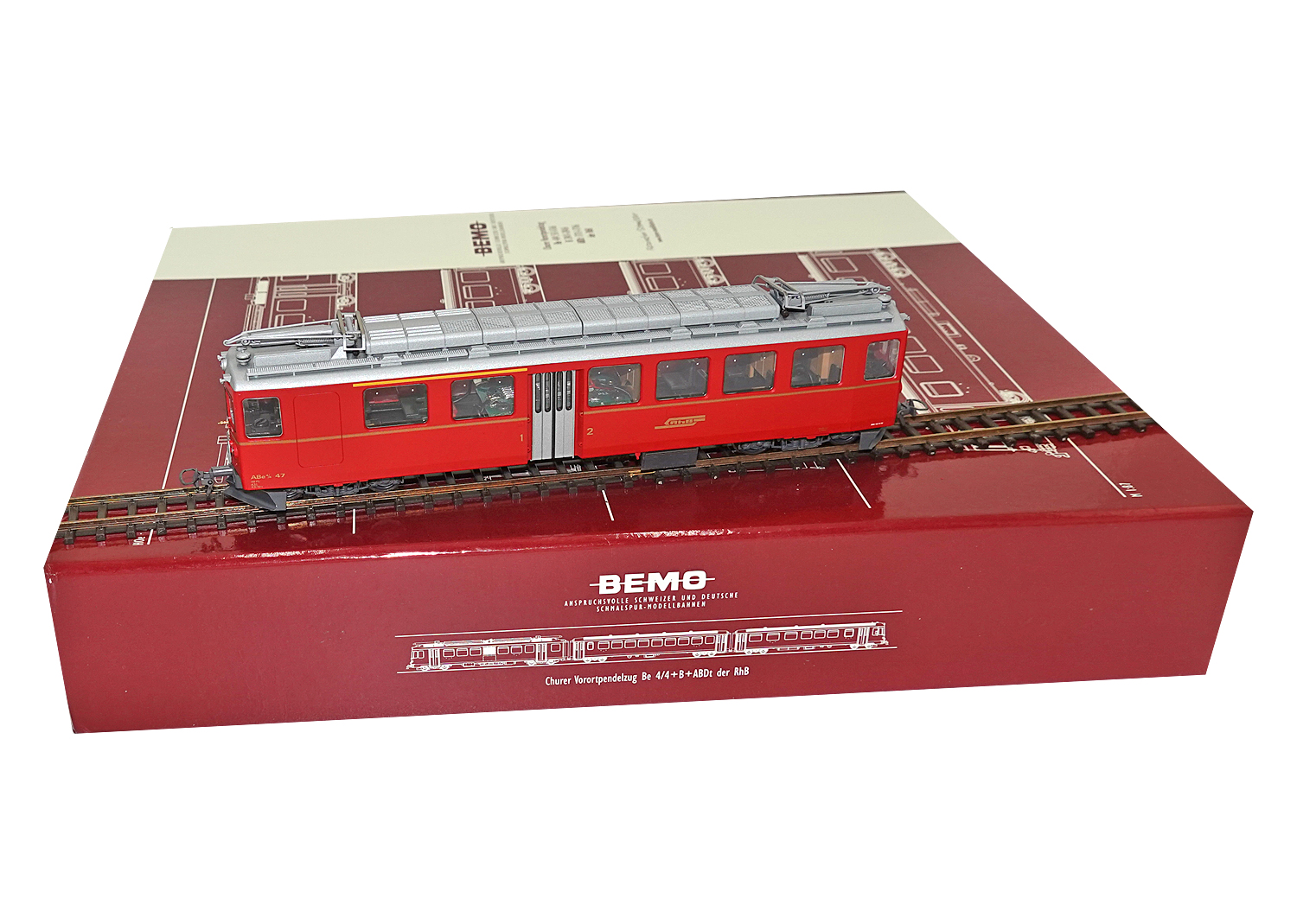 Bemo 1266117 RhB Berninatriebwagen ABe 4/4 Nr. 47 DC