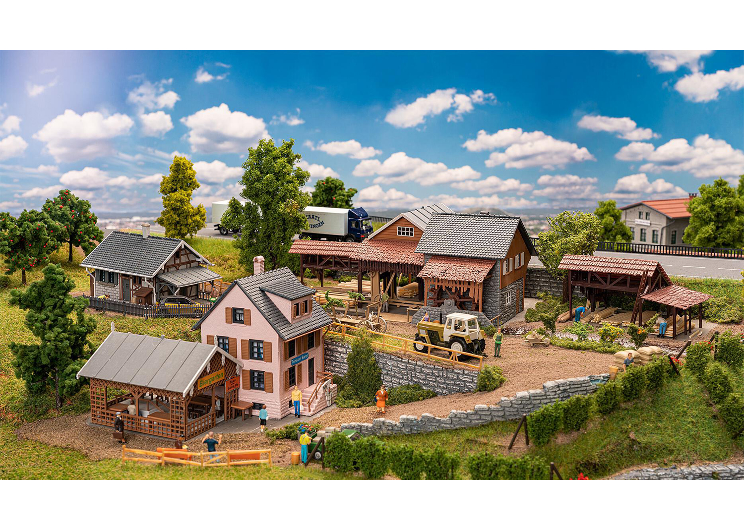 Faller 190138 Aktions-Set Sägewerk