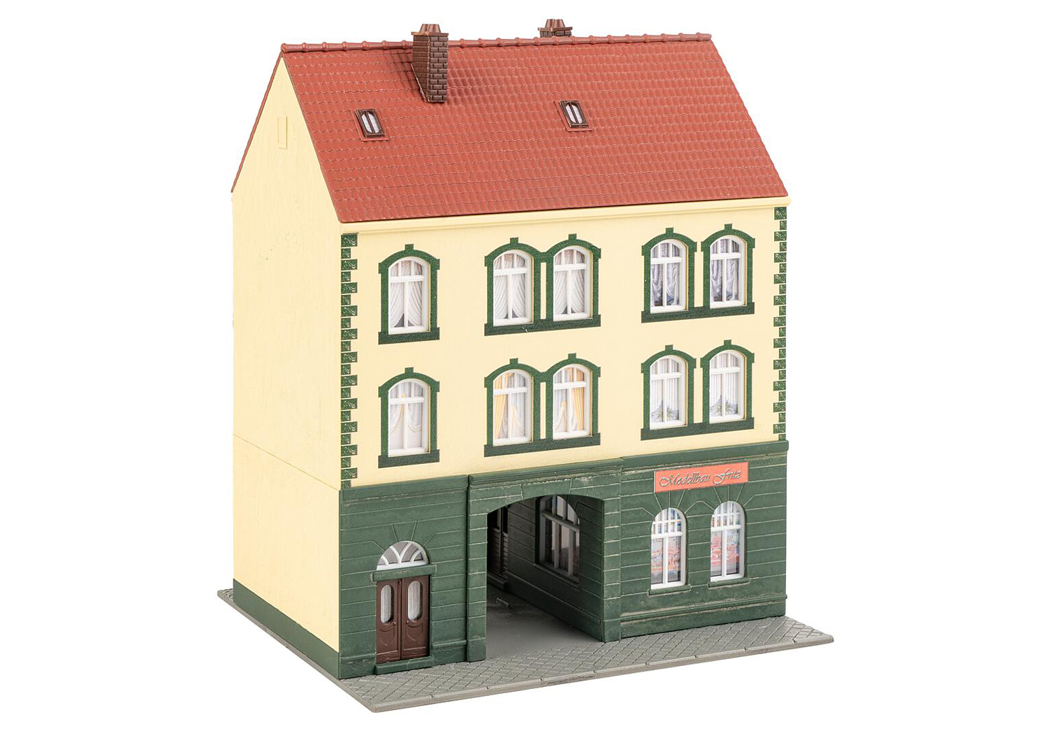 Faller 130628 Stadthaus mit Modellbaugeschäft