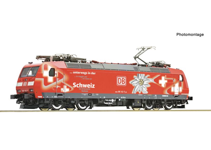 Roco 7520129 DB E-Lokomotive 185 unterwegs in der Schweiz AC